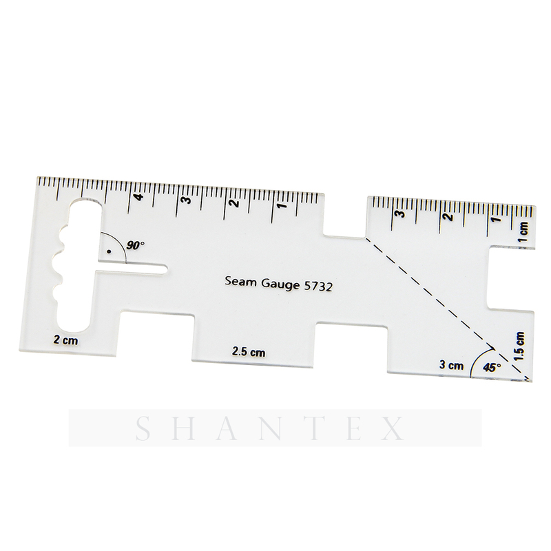 Luxury Metric Plastic Seam Gauge&Sewing Patchwork Tools Ruler - Buy ...